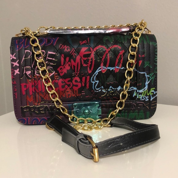 Bags | Very Nice Bag Medium Size Good Material With Drawings | Poshmark